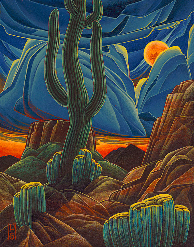 Wolf Moon (PRINT) – William Haskell Studio