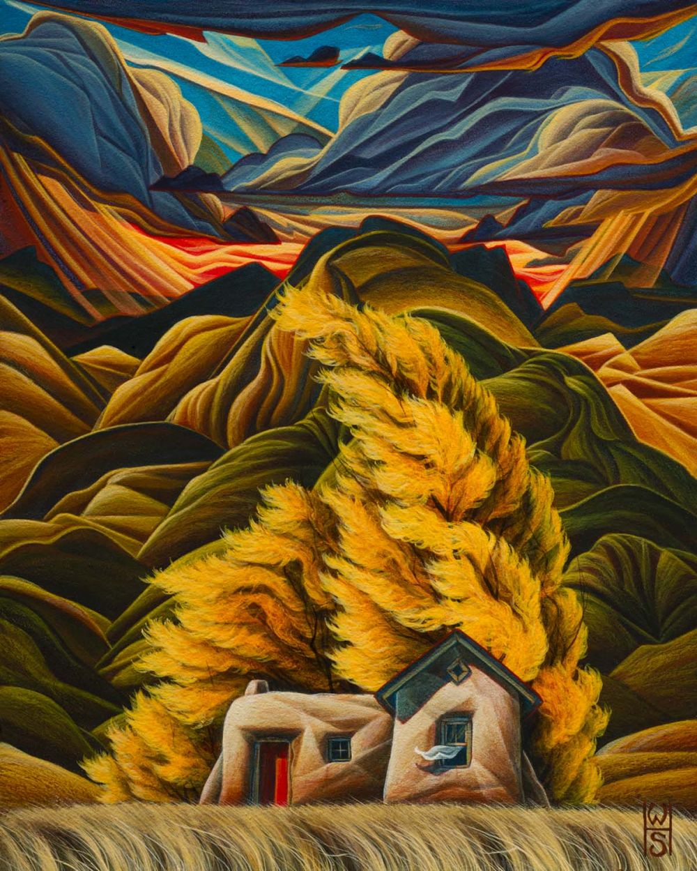 Red Door (PRINT) – William Haskell Studio